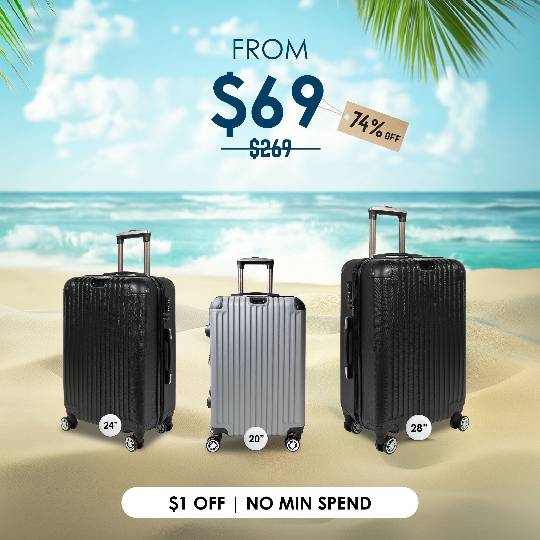 URBANlite VERTEZ 20" / 24" / 28" 360° 8-Wheel Spinner | TSA Lock I Exp ...